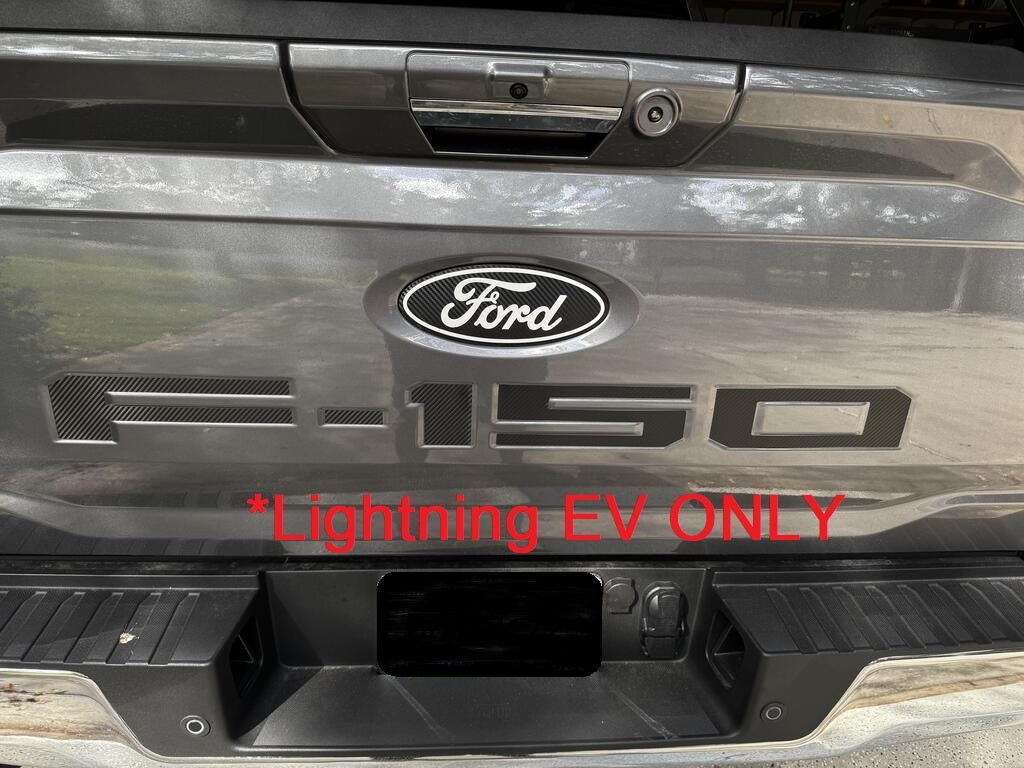 2024-2026 Ford F150 Lightning EV Emblem Overlay DECALS Grille ...
