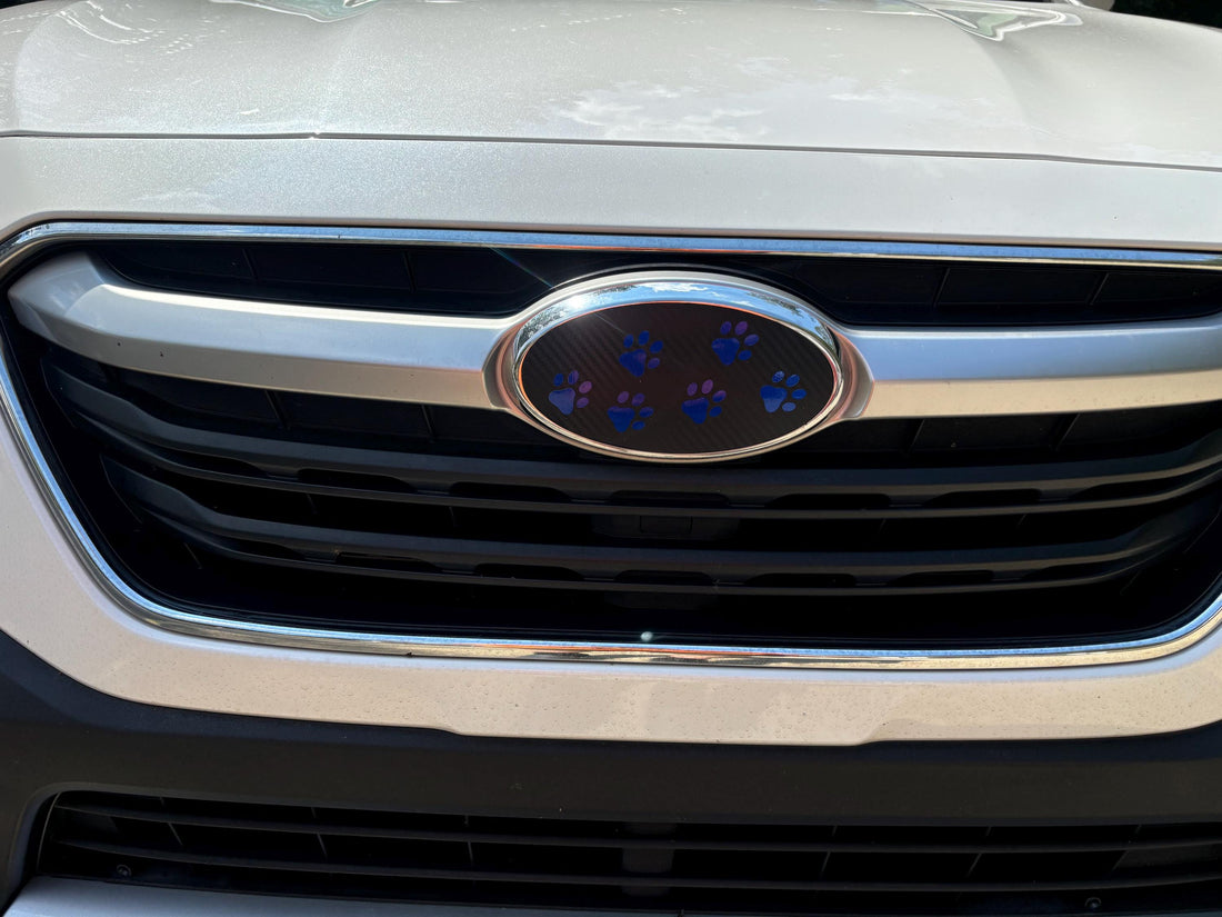 2020-2025 Subaru Outback Paw Print Emblem Overlay Decals – KJM Vinyl Decals
