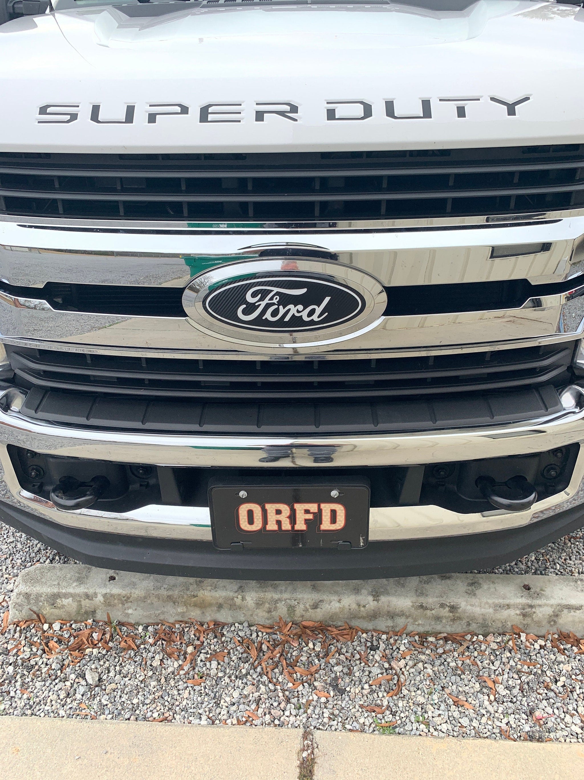 2020-2022 Ford F250 F350 Emblem Overlay DECALS Set – KJM Vinyl Decals