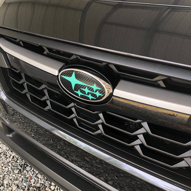 Subaru Emblem Overlay Decals – KJM Vinyl Decals