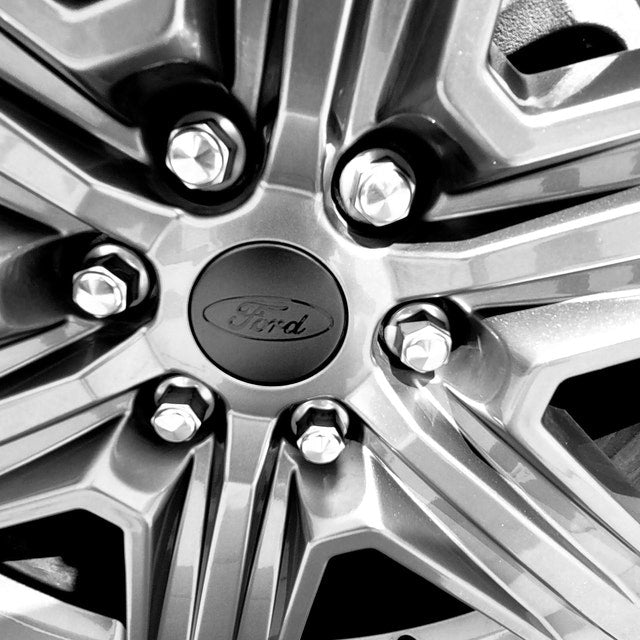 Ford Wheel Hub Cap Rim Emblem Overlay DECALS Blackout – KJM Vinyl Decals