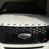 2020-2025 Ford Explorer BLACKOUT Emblem Overlay DECALS Grille ...