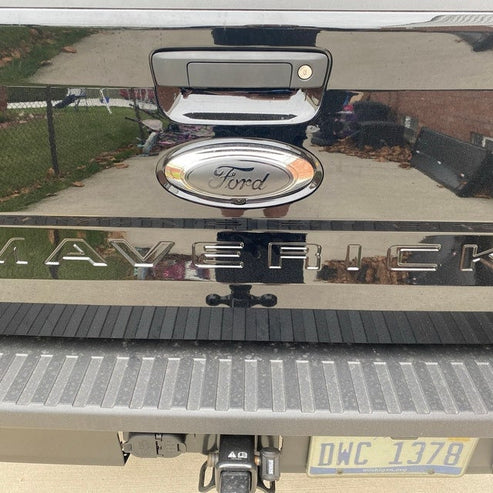 2022-2024 Ford Maverick BLACKOUT Emblem Overlay DECALS Front & Rear Set ...